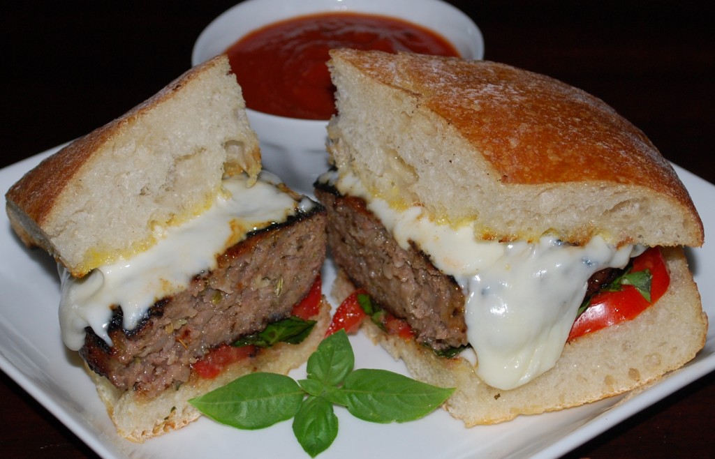 Easy Dinner (Italian Style Burger) | Chatty Gourmet