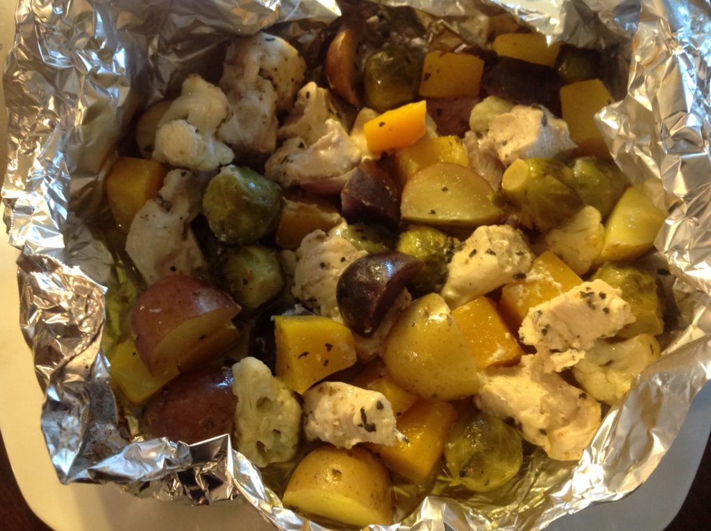 Chicken and Vegetable Foil Packet | Chatty Gourmet